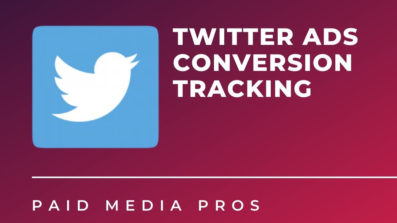Twitter Ads Conversion Tracking - YouTube