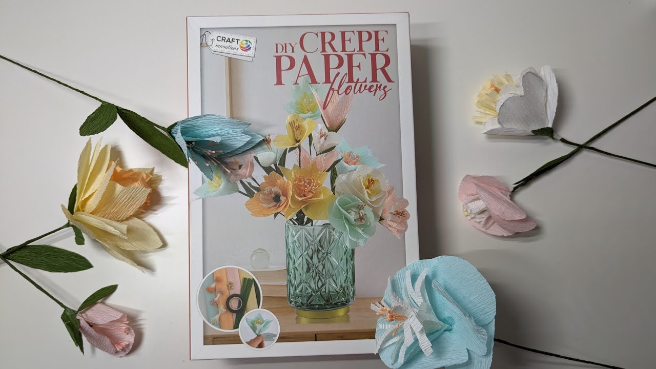 Wir testen das DIY Crepe Paper Flower Set vom Action Papierblumen zum ...