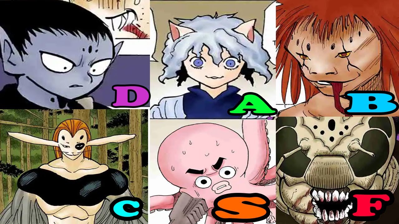 Ranking all Chimera Ant Characters -Hunter x Hunter - YouTube