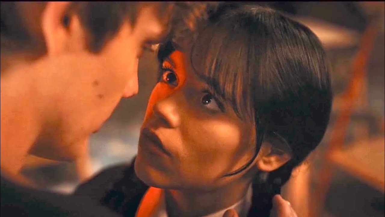 Wednesday 1x7: Wednesday’s first kiss - YouTube