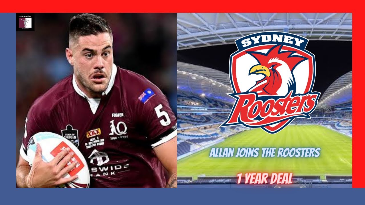 COREY ALLAN SIGNS WITH THE SYDNEY ROOSTERS | NRL 2022/2023 - YouTube