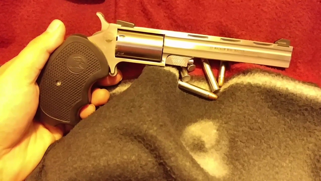 North American Arms mini Master 22 magnum 357 NAA - YouTube