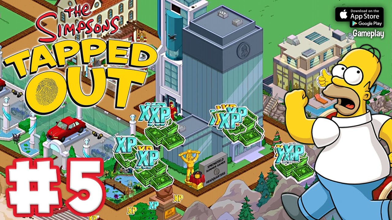 The Simpsons Tapped Out - Gameplay No Commentary - Part 5 (iOS) - YouTube