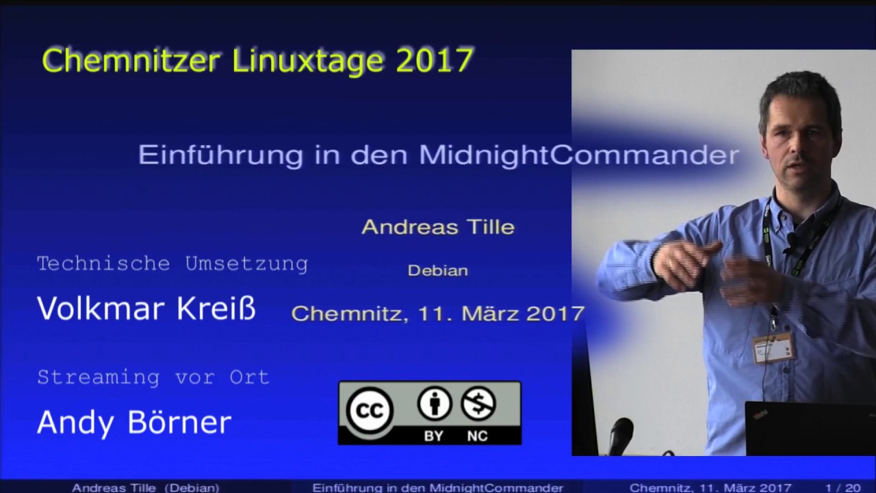 schneller Dateimanager - Midnight Commander (Andreas Tille) - YouTube