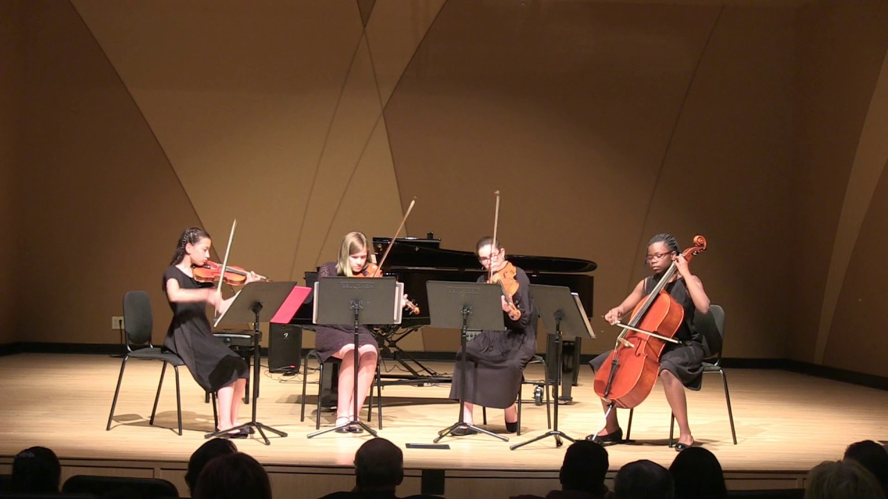 String Quartet playing La Española composed by Susan H. Day - YouTube