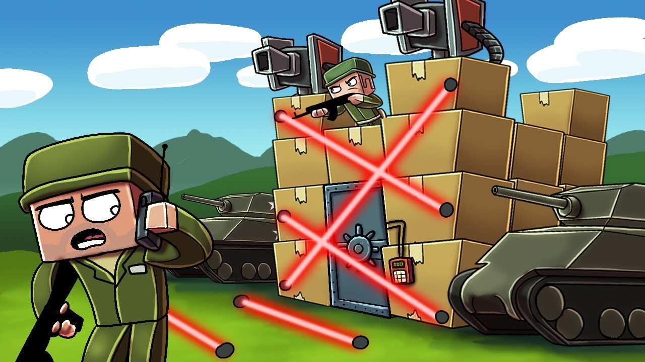 Minecraft | ULTIMATE BOX FORT DEFENSE CHALLENGE! (Box Fort vs Box Fort ...