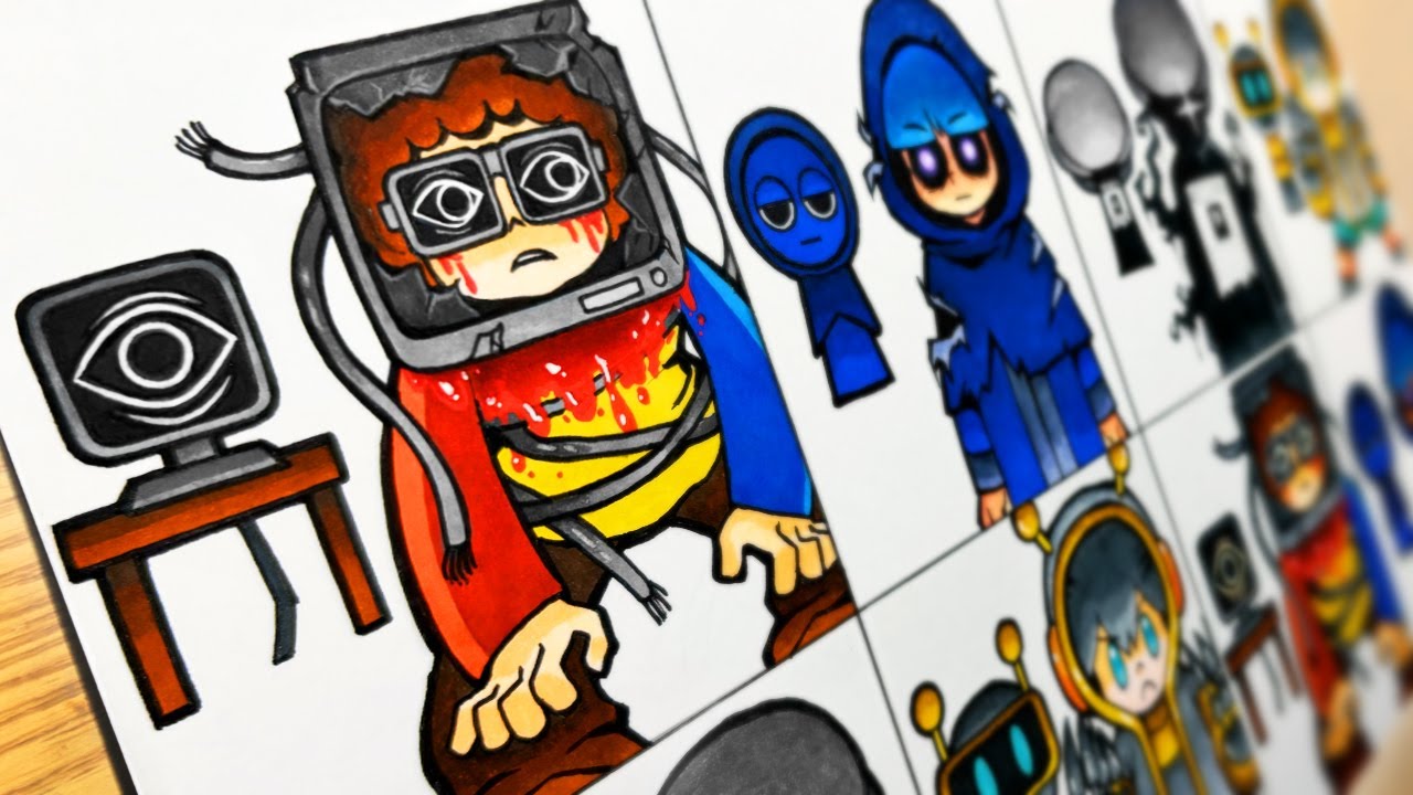 Drawing Sprunki but Human : Horror Sprunki Incredibox- Phase 2/ Sprunki ...