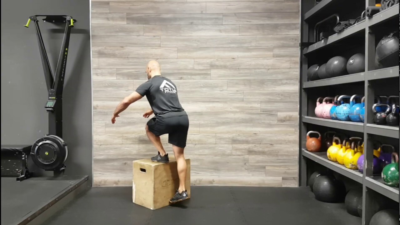 Alternating box step down - YouTube