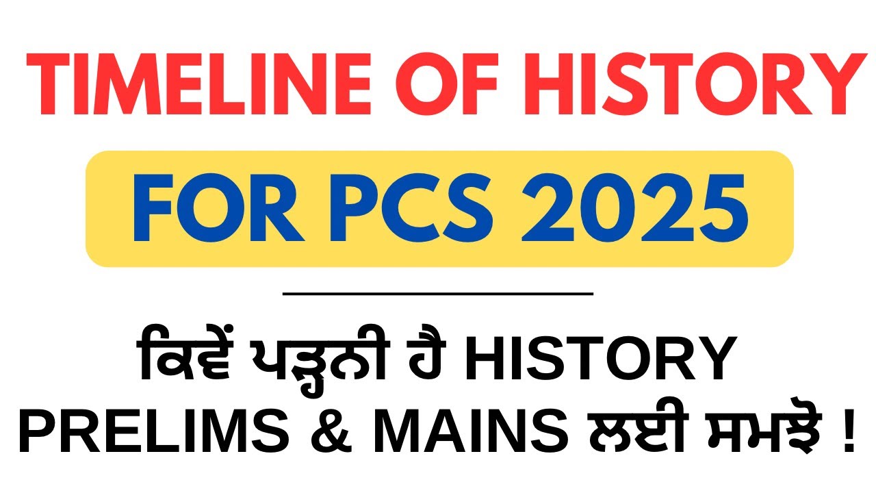 Basic TimeLine of History -- PCS 2025 - 79-86463146 # ...