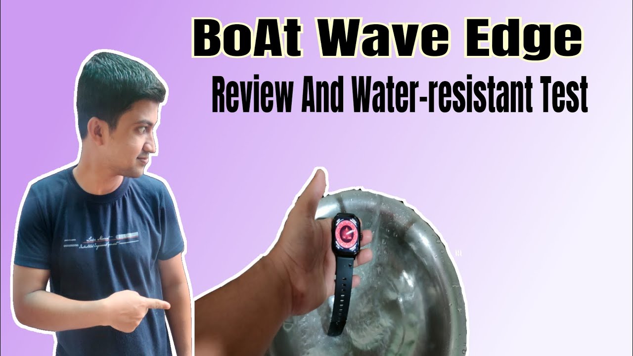 Boat Wave Edge || Review And Water-resistant Test || Review Of BoAt ...