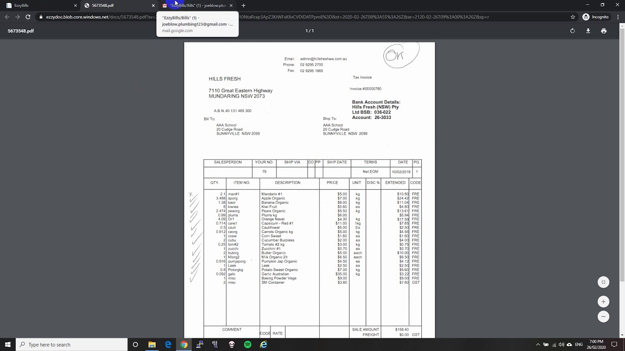 EzzyBills Gmail Demo - YouTube