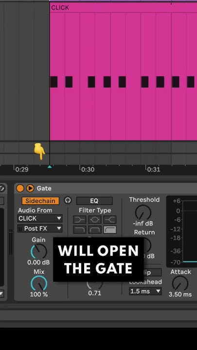 Bicep's Gated Synth with Stock Plugins #shorts - YouTube