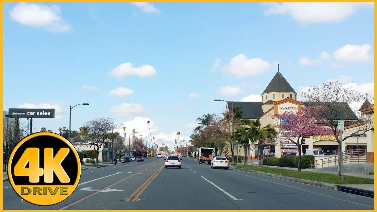 Driving Tour of Colorado Blvd (East Pasadena to Pasadena) [4K] - YouTube
