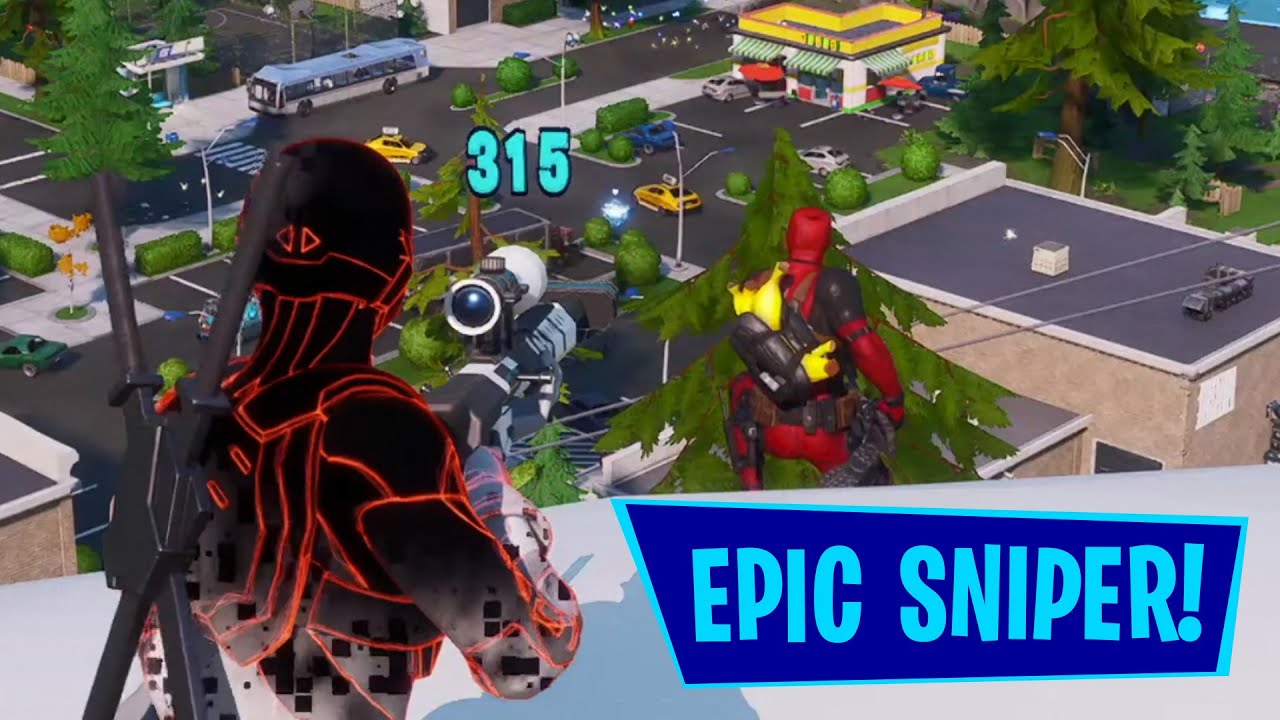 Fortnite: 315HP damage SNIPER!! - YouTube