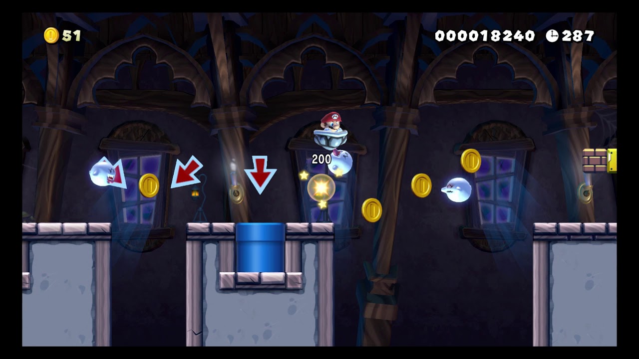 Super Mario Maker 2: 3-3 King Boo Bash - YouTube