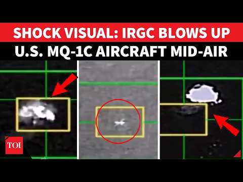 ON CAM: American MQ-1C ‘BLOWN APART’ Mid-Air By Iran Military; ‘LIVE REVENGE’ Captured On Video