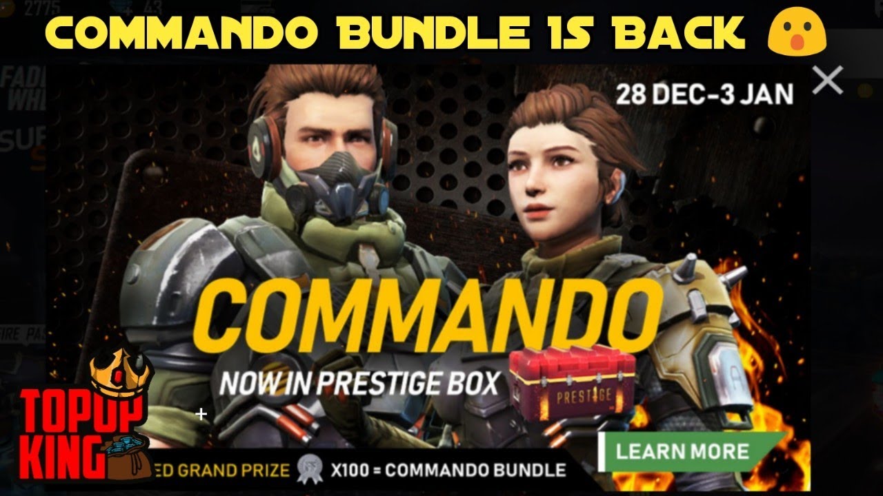 Commando Bundle In Prestige Box Full Details / Commando Bundle Is Back ...