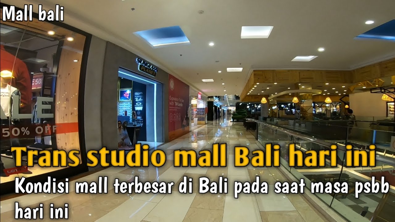 TRANS STUDIO MALL BALI | KONDISI BALI HARI INI - YouTube