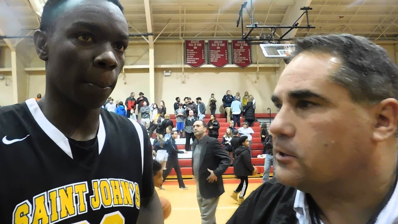 St. John's Catholic basketball Albert Odero 02/17/16 - YouTube