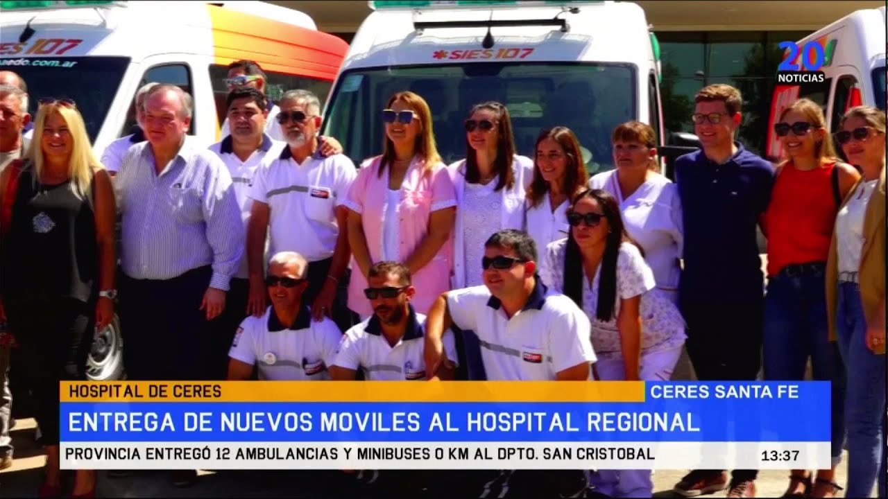 Hospital de Ceres Entrega de nuevos moviles al hospital regional ...