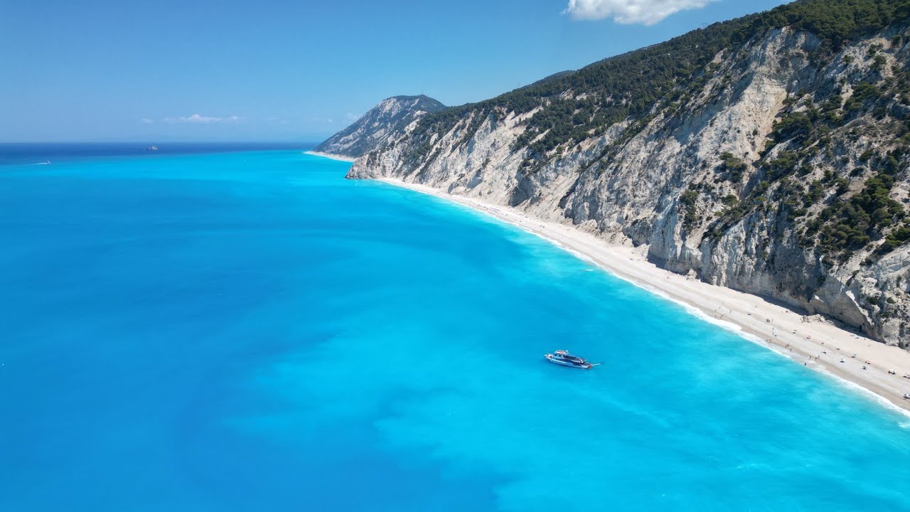 Egremni Beach - Lefkada - Grecja, Greece 2024 - YouTube