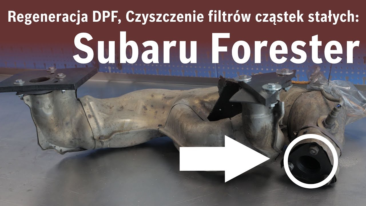 Regeneracja DPF, Czyszczenie filtrów cząstek stałych: Subaru Forester 2 ...