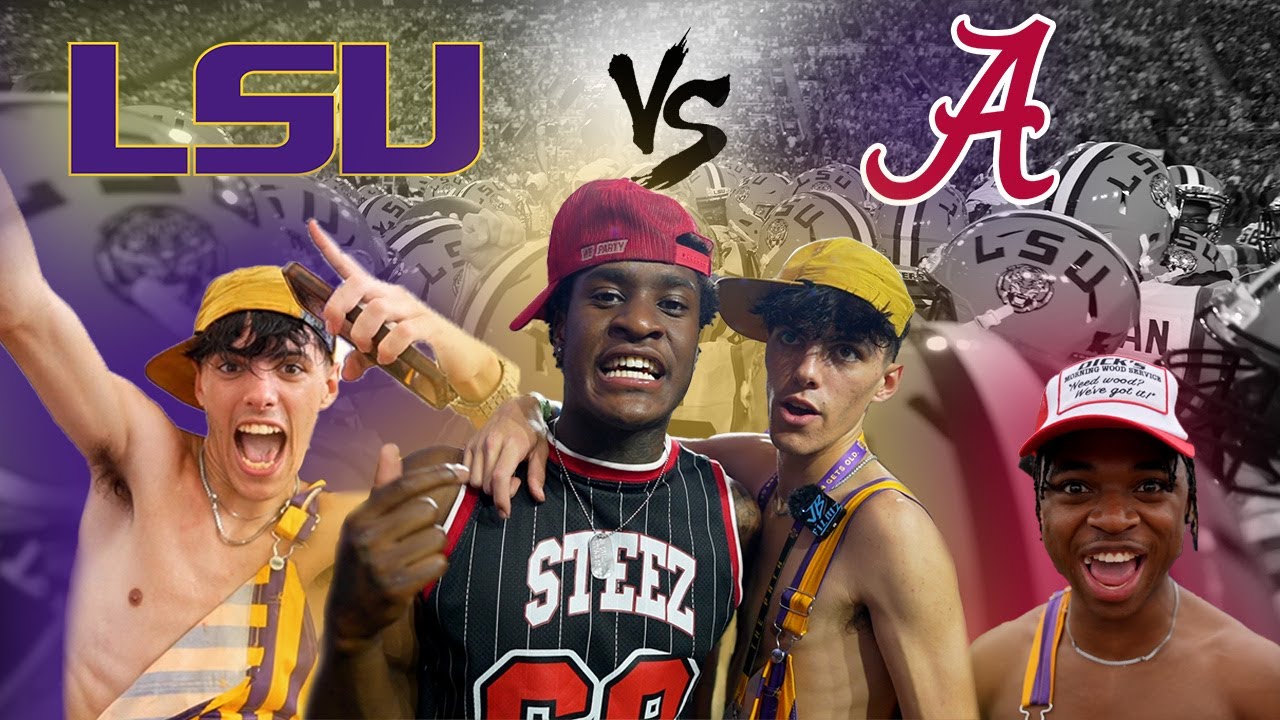LSU vs ALABAMA gameday weekend with Steez (PNE) - YouTube
