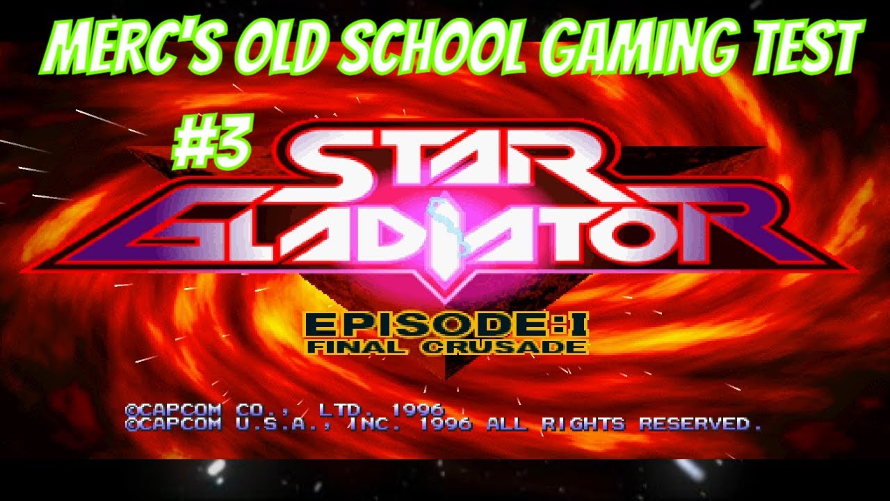 Old School Gaming Archive Test...Nr 3 | Feat. PSX PS 1 Star Gladiator 1 ...