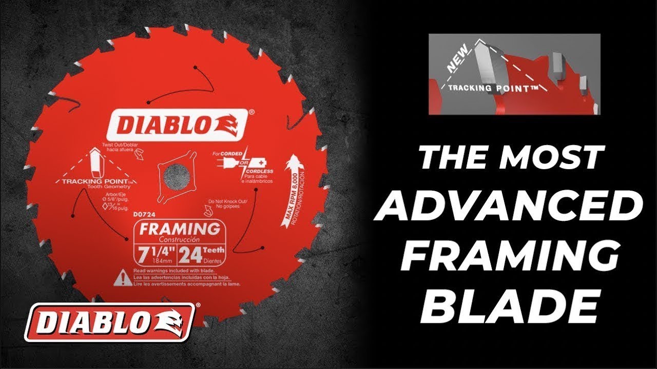 Diablo Tracking Point Framing Blade - YouTube
