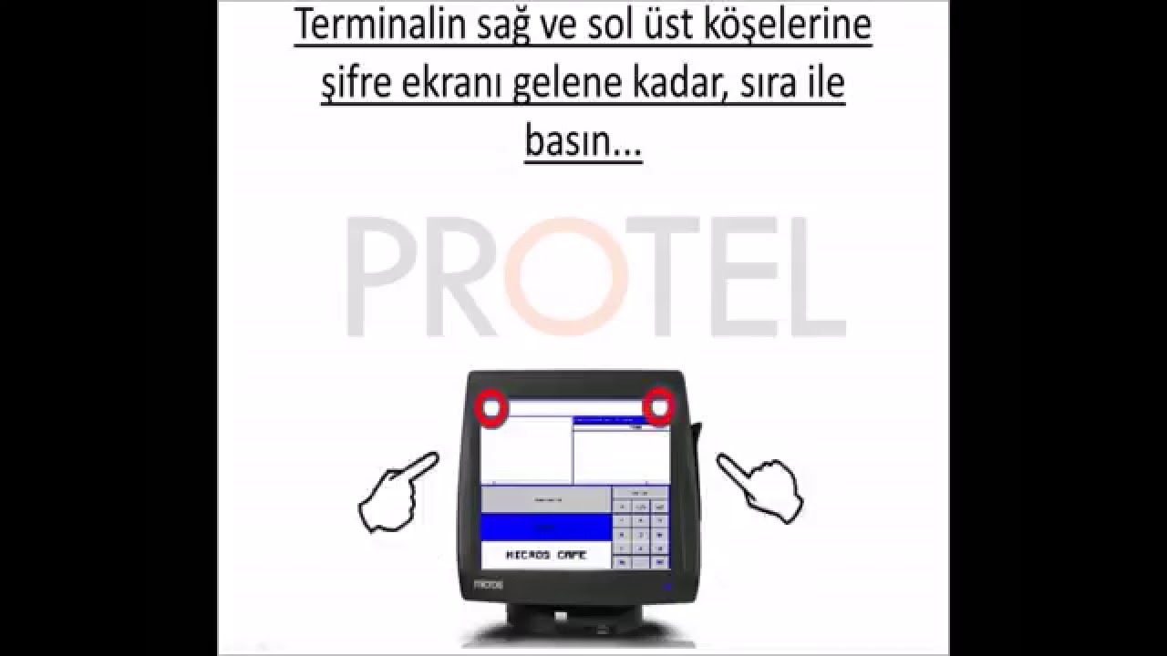 MICROS 9700 | 01.Donanım | 01.Adisyon Yazıcısı Testi - YouTube