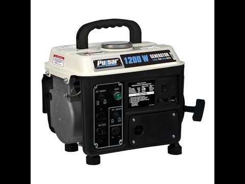 Pulsar 1200W Portable Two Cycle Gasoline 72cc Engine Generator PG1202S ...