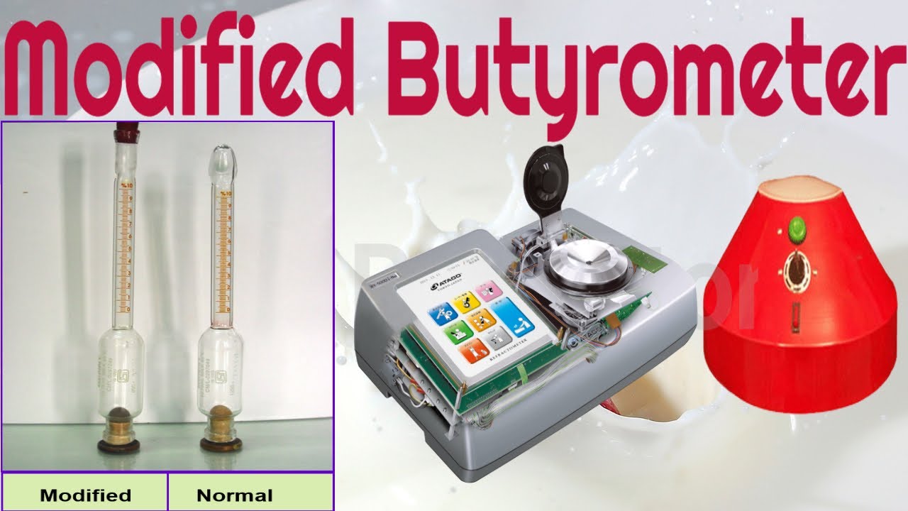 Dual Purpose Butyrometer- Detect foreign fat in milk - YouTube