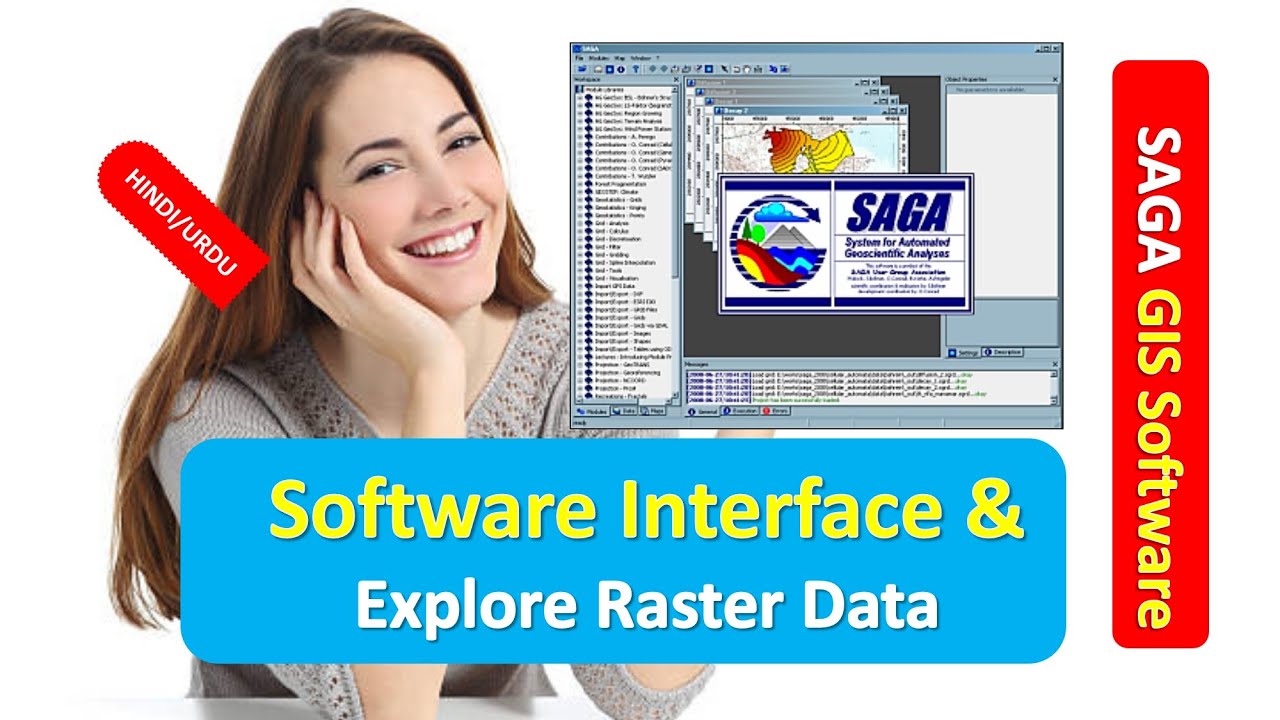 SAGA GIS Software Interface and Explore Raster Data | SAGA GIS Software ...
