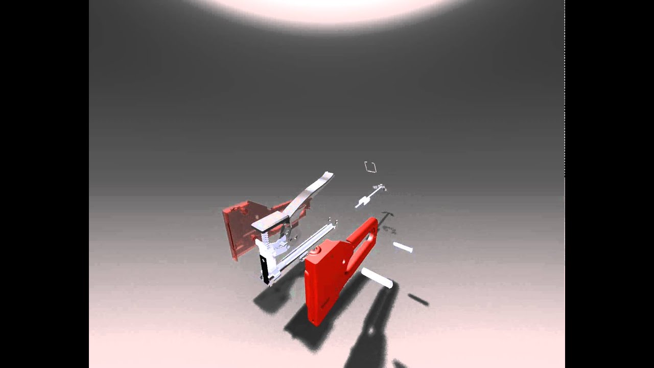 Animated Staple Gun Exploded - YouTube