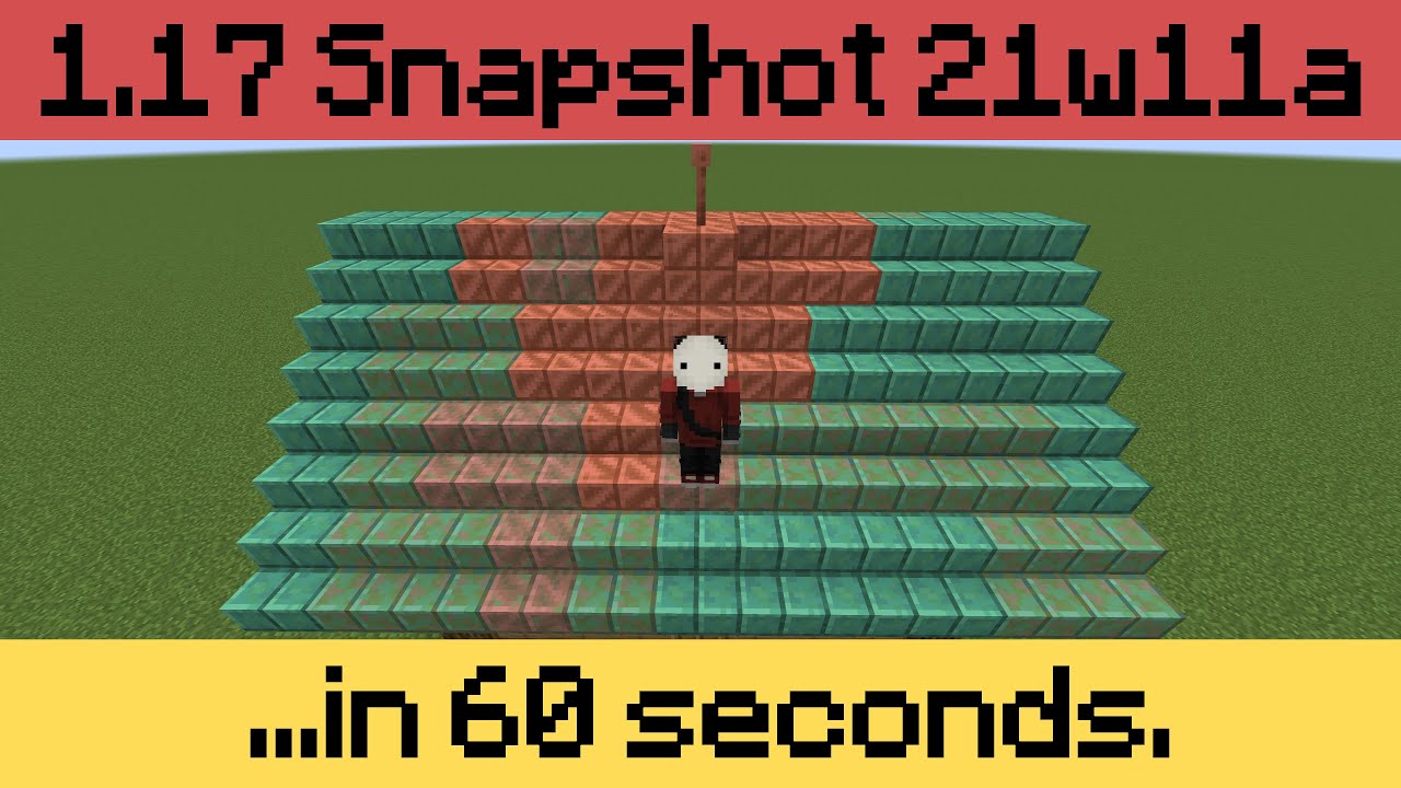 Minecraft 21w11a in 60 Seconds... - YouTube