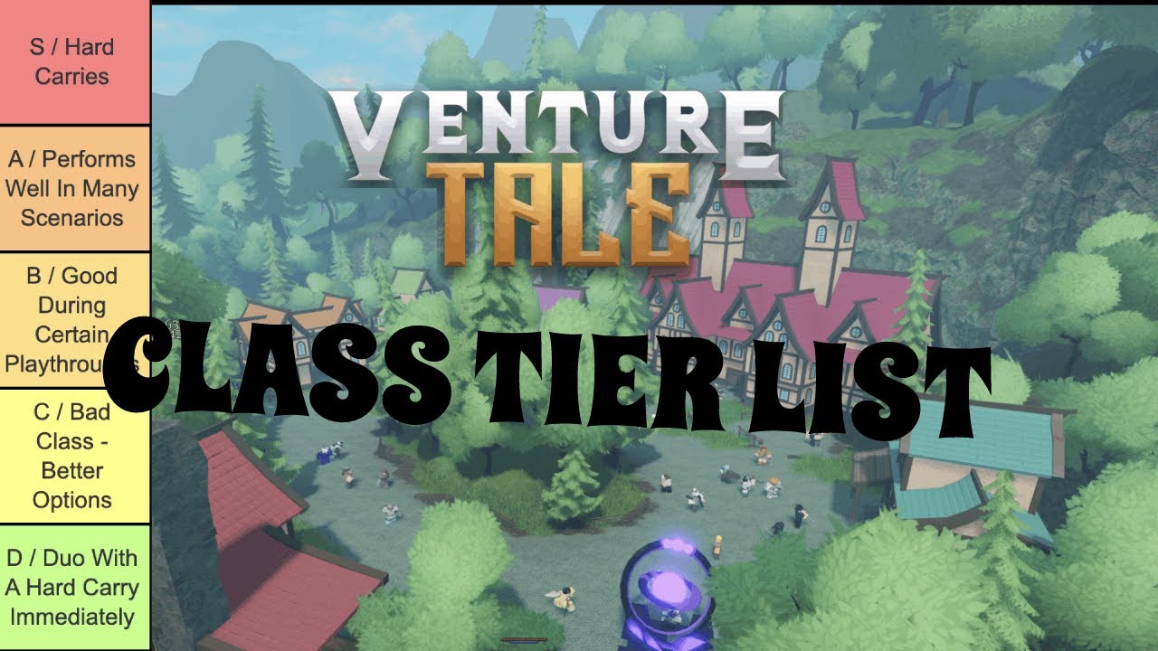 VENTURE TALE CLASS TIER LIST & CODES - YouTube