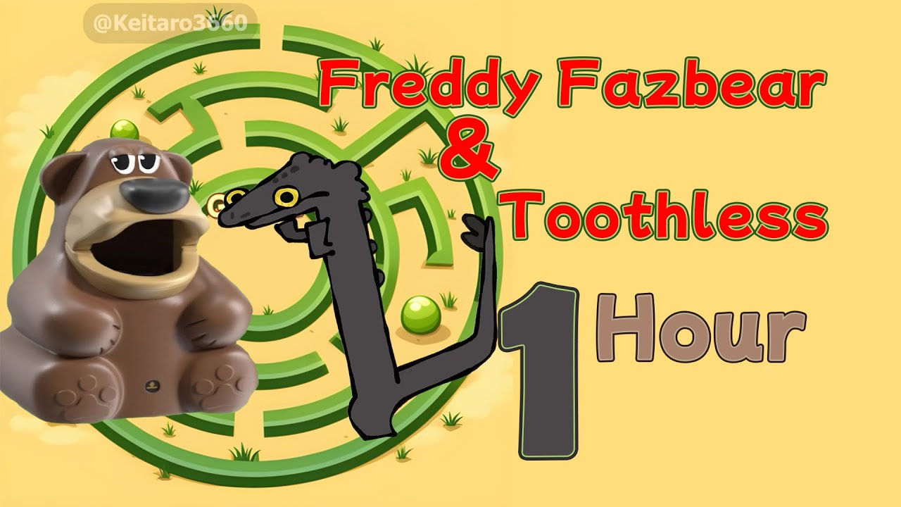 POV: Freddy Fazbear Toothless Dancing Driftveil City 1 Hour Meme - YouTube