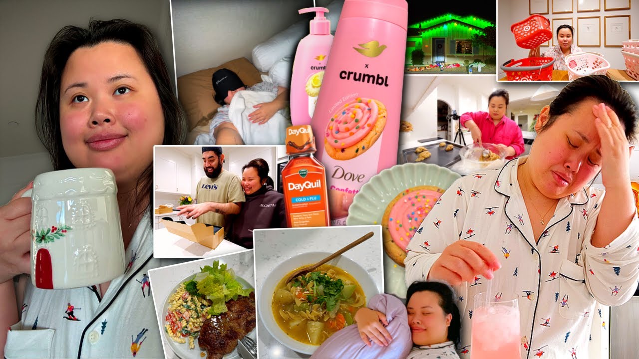 VLOG: throwing up for 12 hours, a huge christmas surprise, cooking ...
