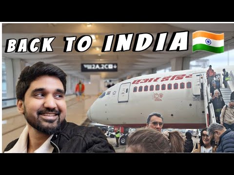 PARIS TO INDIA ️🇮🇳 | BACK TO INDIA |#home #travel #vlog - YouTube
