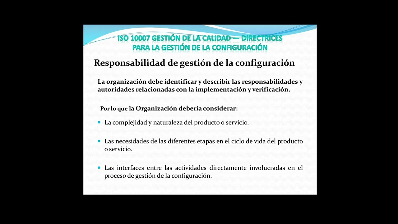ISO 10007 Directrices para la gestión de la configuración ...