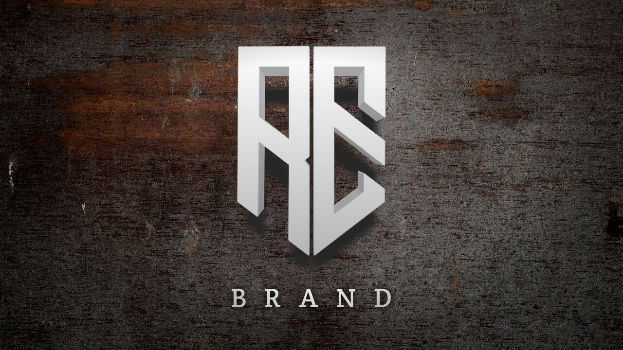 How to Combine Two Letter Logo | R and E | Two Letter Logo Combination ...