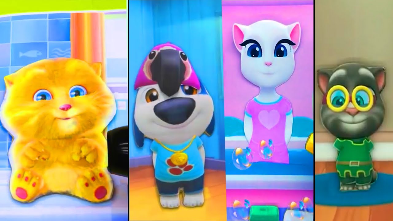 Big Collection Paper Book. My Talking Tom Friends. DIY - YouTube