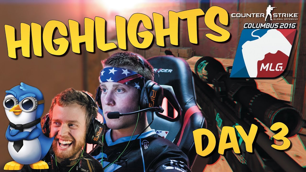 CS GO MLG HIGHLIGHTS COLUMBUS 2016 Day #3 - YouTube