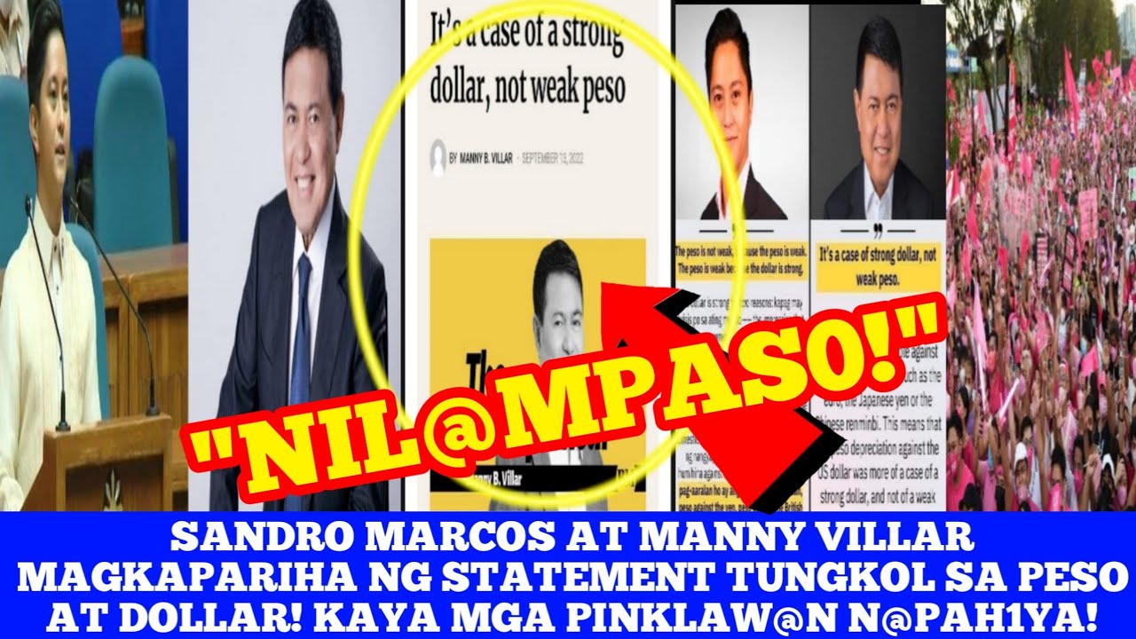 MANNY VILLAR PINAHIY@ ANG MGA PINKLAWAN DAHIL PINAGTATAWANAN NILA ANG ...