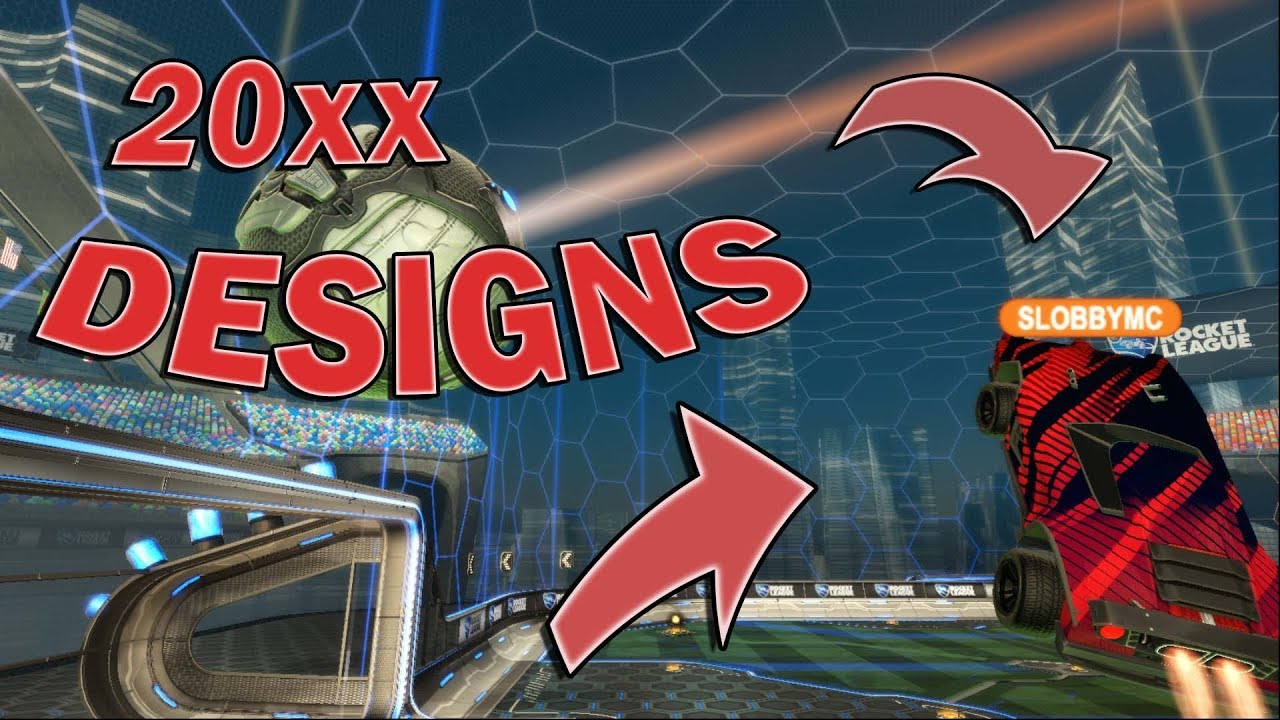SICK 20xx Designs For ANY CAR! (Rocket League Designs) - YouTube