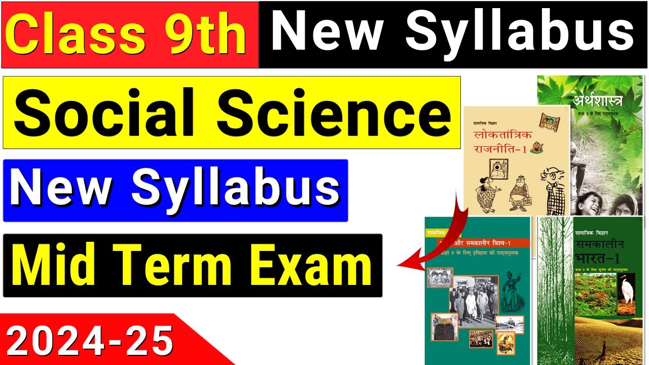 class 9 social science mid term syllabus 2024-25 | class 9 social ...