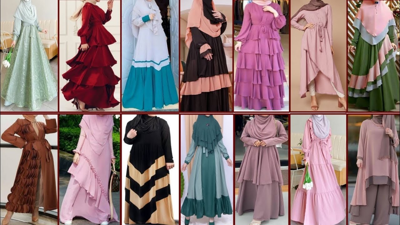 Latest dubai burqa design for ladies / new stylish abaya design new ...