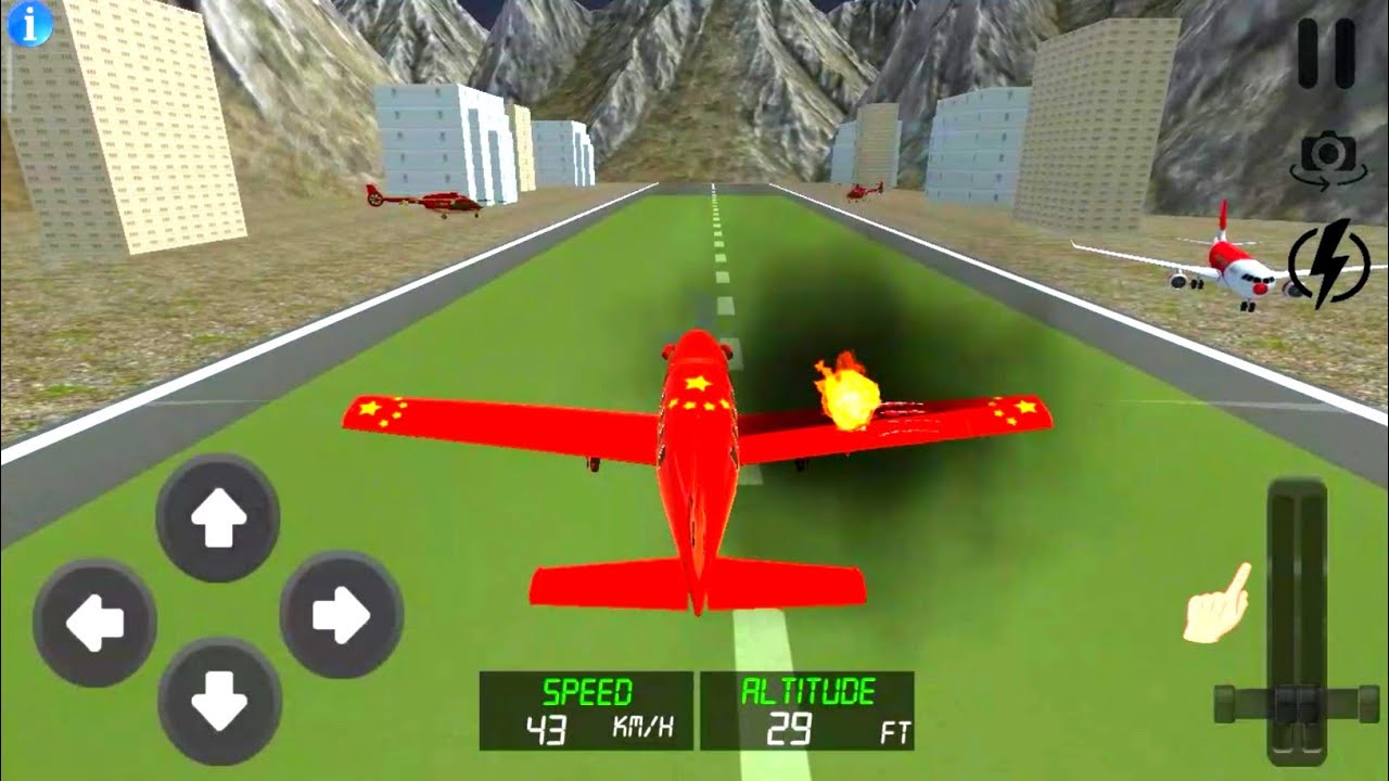 Emergency Landing-Pilot Flight Simulator Games-Android Gameplay - YouTube
