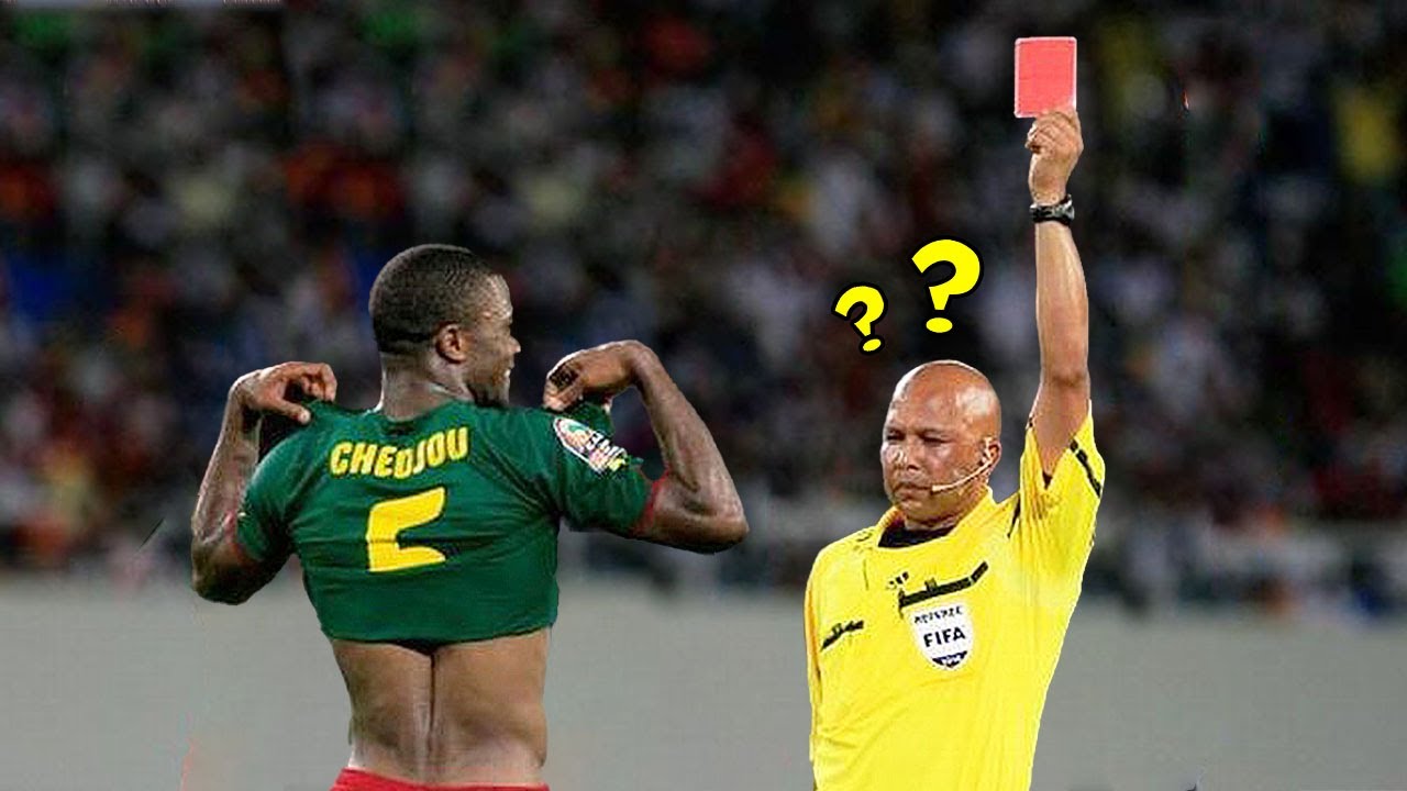 Legendary Red Cards in Football - YouTube