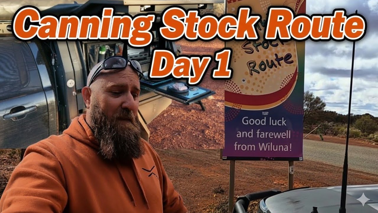 Canning Stock Route, Wiluna to Billiluna - Day 1 - YouTube
